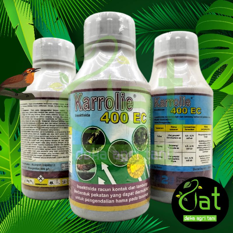 Jual INSEKTISIDA KARROLIE 400EC 400ML klorfirifos | Shopee Indonesia