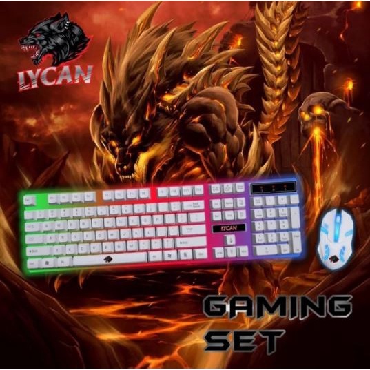 Jual Hemat Keyboard Mouse Gaming Nb Wired Usb Bundle Set Membrane Led ...