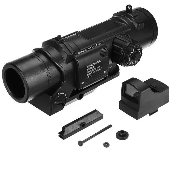 Jual Red Dot Sight 4X Magnifier Scope For Wgg Wgb Gel Blaster Water Gel ...