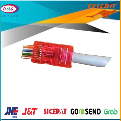 Jual conector RJ45 Cat 6 Telebit Ori | Shopee Indonesia