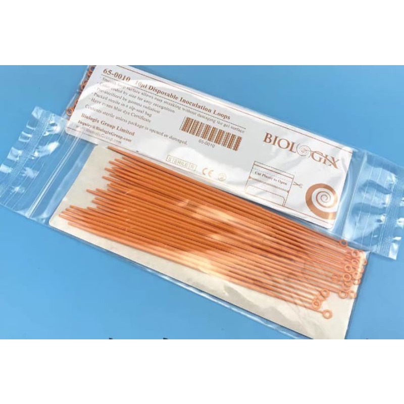 Jual Ose disposable inoculation loops Biologix 10 uL ose plastik steril ...