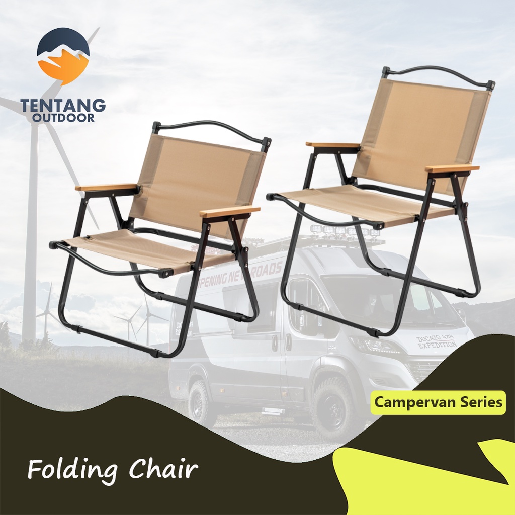 Jual Kursi Lipat Folding Chair Outdoor Camping Steel Foldable Chairs ...
