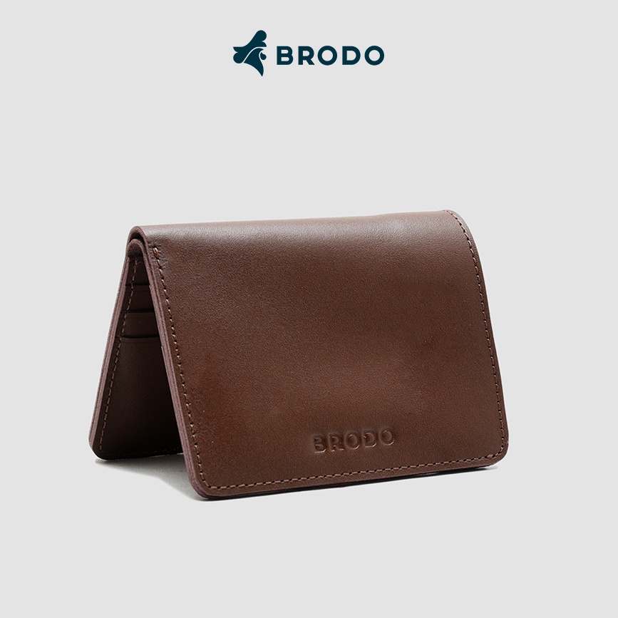 Jual BRODO - Dompet Pria Pressa Wallet Dark Choco | Shopee Indonesia