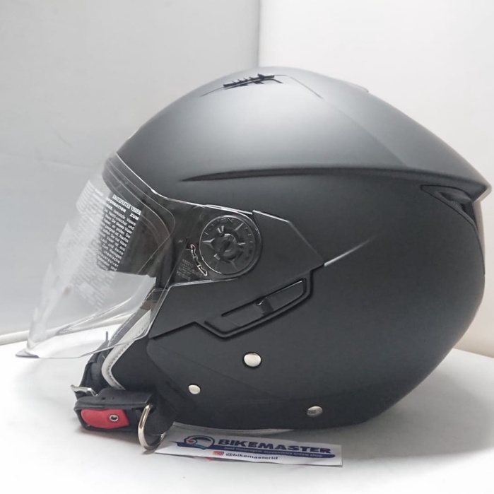 Jual Helm Zeus ZS-205 Matt Black Half Face | Shopee Indonesia