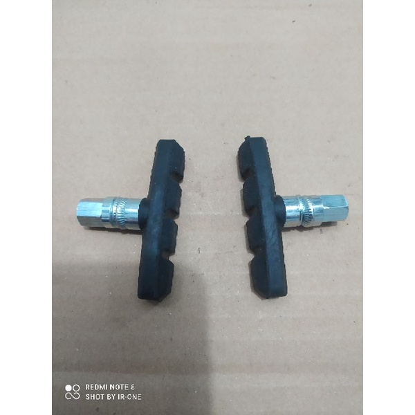 Jual Brake shoe atau karet rem type V-brake mtb kampas rem sepeda ...