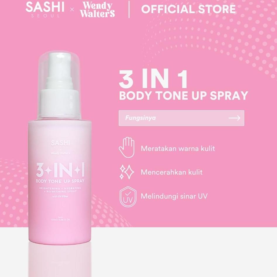 Jual Segera Order SASHI x Wendy Walters 3 in 1 Body Tone Up Spray ...