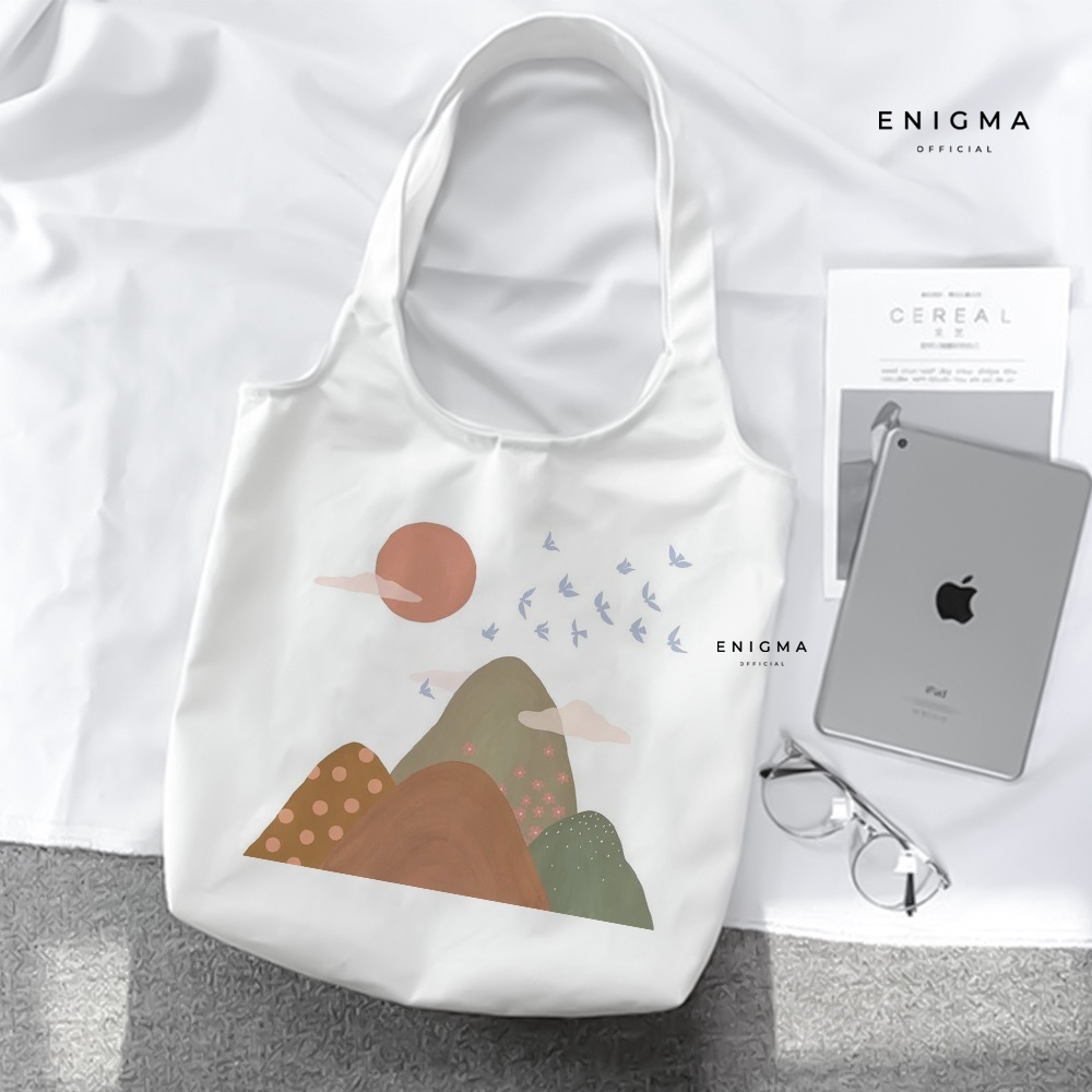Jual TOTEBAG KANVAS AESTHETIC PREMIUM ENIGMA TAS WANITA TOTE BAG WANITA TOTEBAG AESTHETIC ...