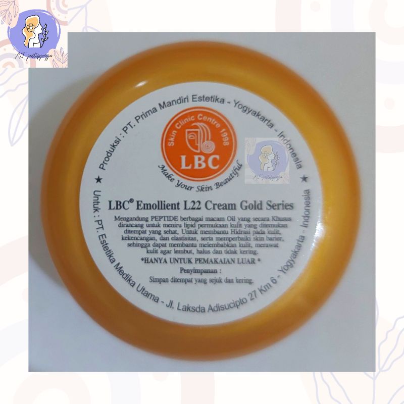Jual LBC Emollient L22 Cream Gold Series | Shopee Indonesia