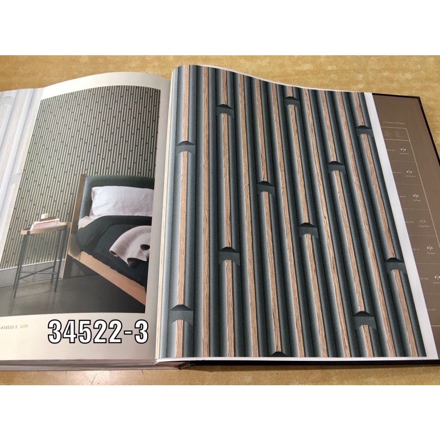 Jual WALLPAPER DINDING KOREA MOTIF BAMBU KAYU MODERN MINIMALIS TEXTURE ...