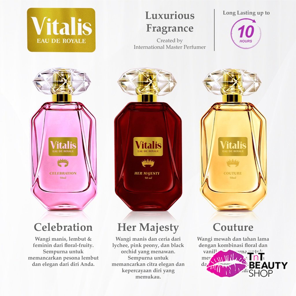 Jual Vitalis Eau De Royale 50ml - Parfum Wanita Long Lasting Luxurious ...