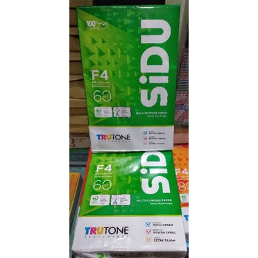 Jual Kertas Hvs Sidu F4 / 60 gram | Shopee Indonesia