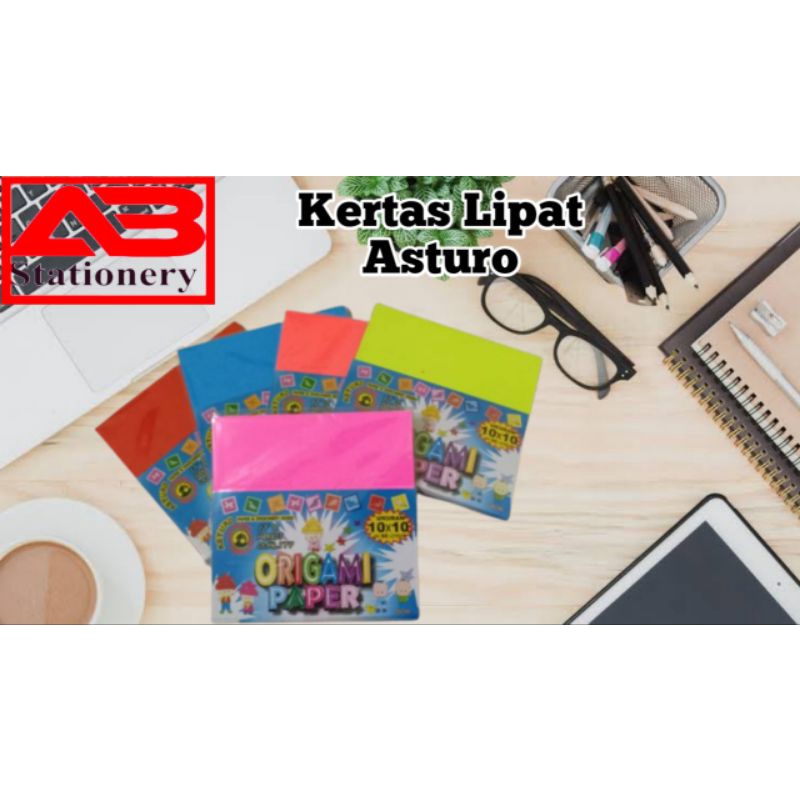 Jual [PAK] KERTAS LIPAT ORIGAMI ASTURO 10 X 10 - 20 X 20 isi 50 lembar ...