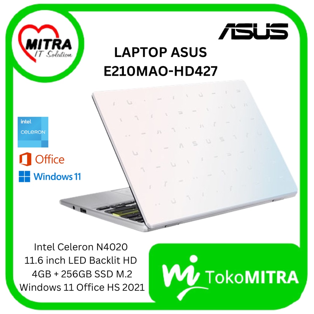 Jual LAPTOP ASUS E210MAO-HD427 / HD428 | Shopee Indonesia