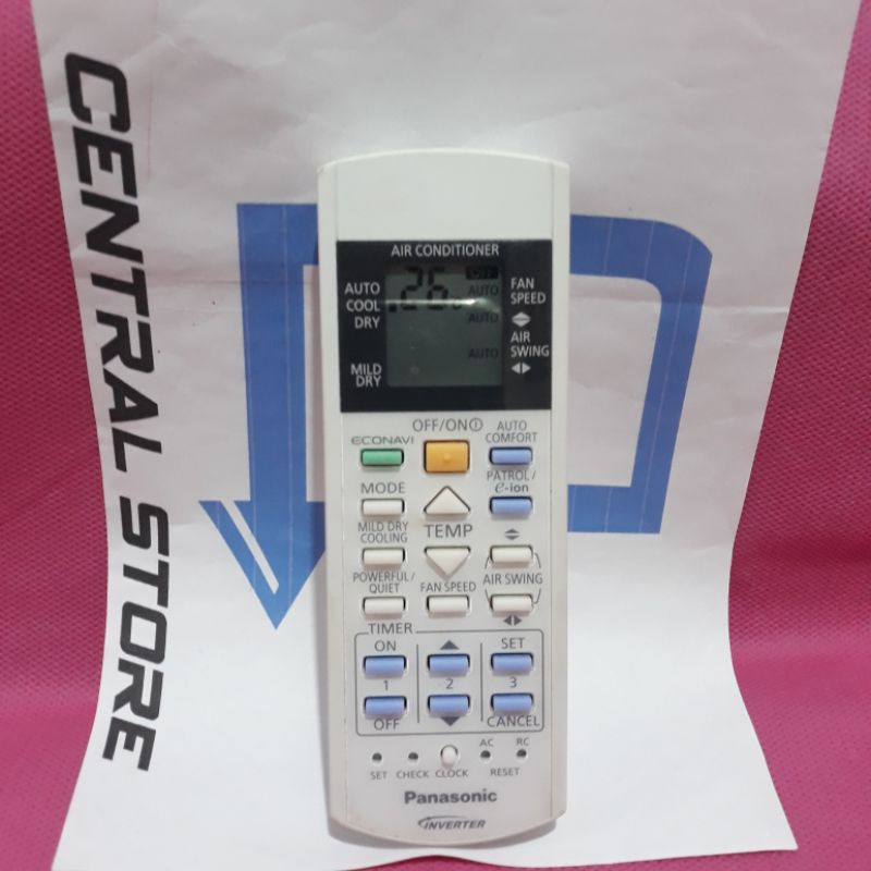 Jual Remote AC Panasonic Inverter Panjang Original | Shopee Indonesia