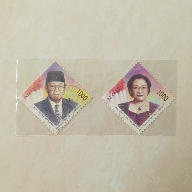 Jual Perangko Indonesia Presiden dan Wakil Presiden Tahun 2000 set ...