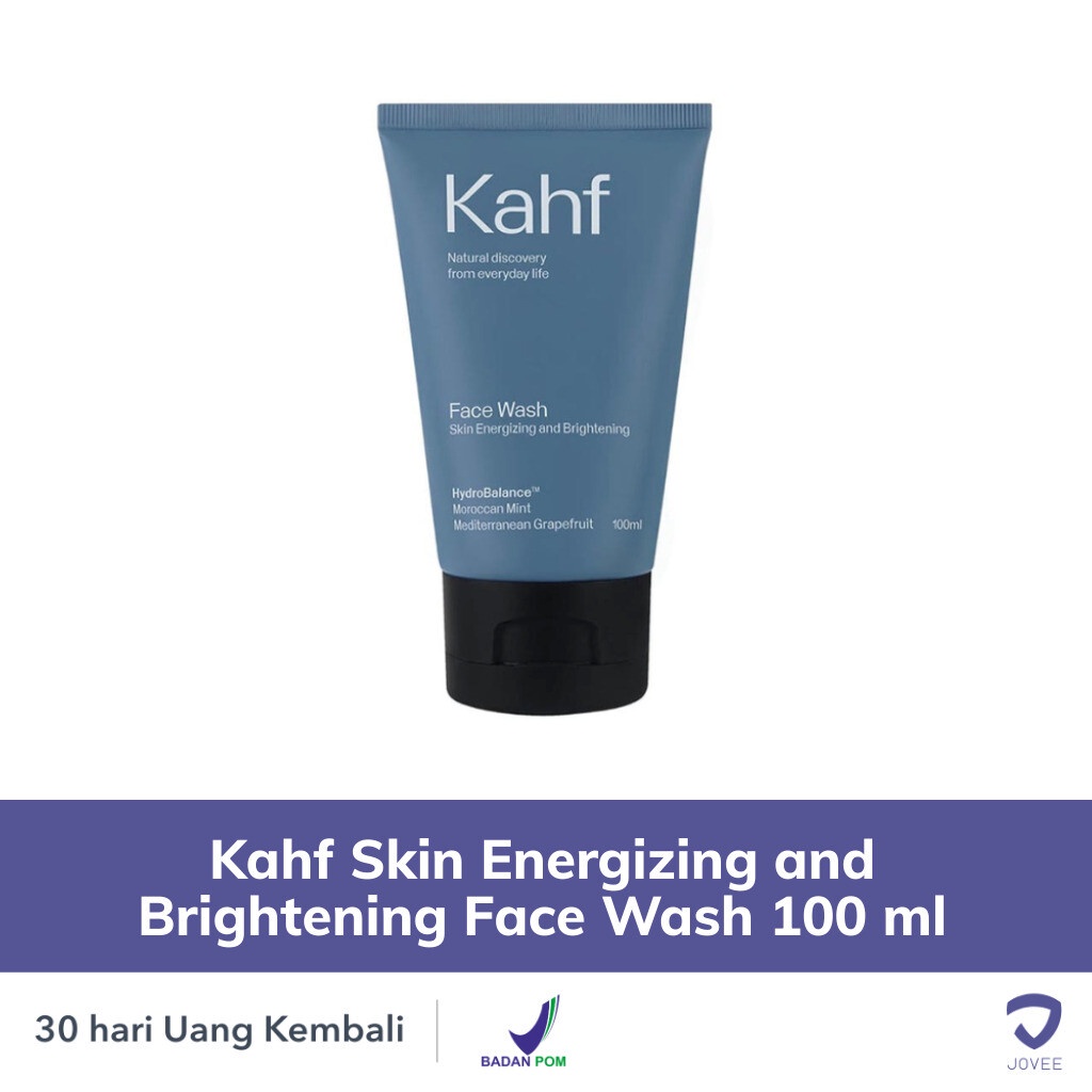 Jual Kahf Skin Energizing and Brightening Face Wash - 100 ml - JOVEE ...