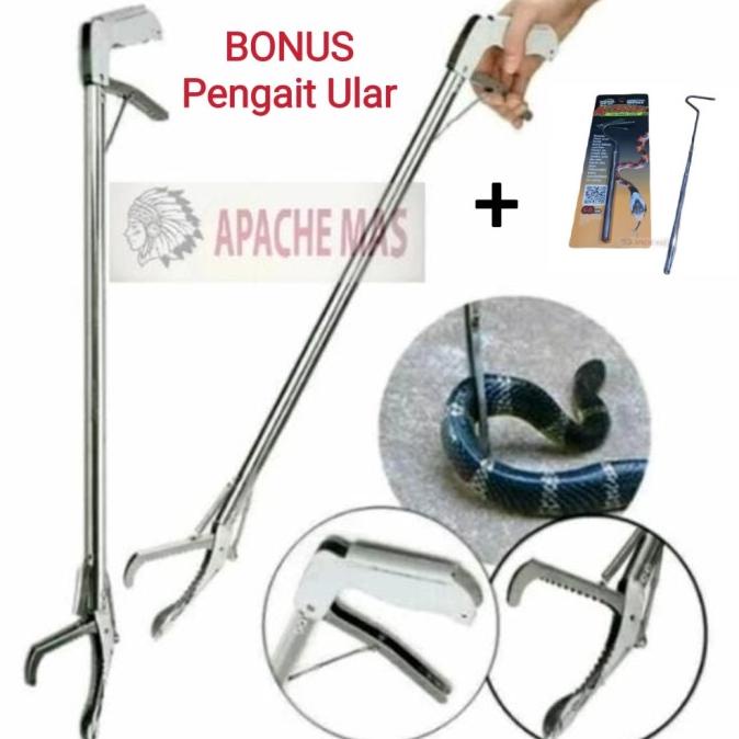 Jual Baru Tongkat Penjepit / Penangkap Ular / Grabstick Snake Tongs ...