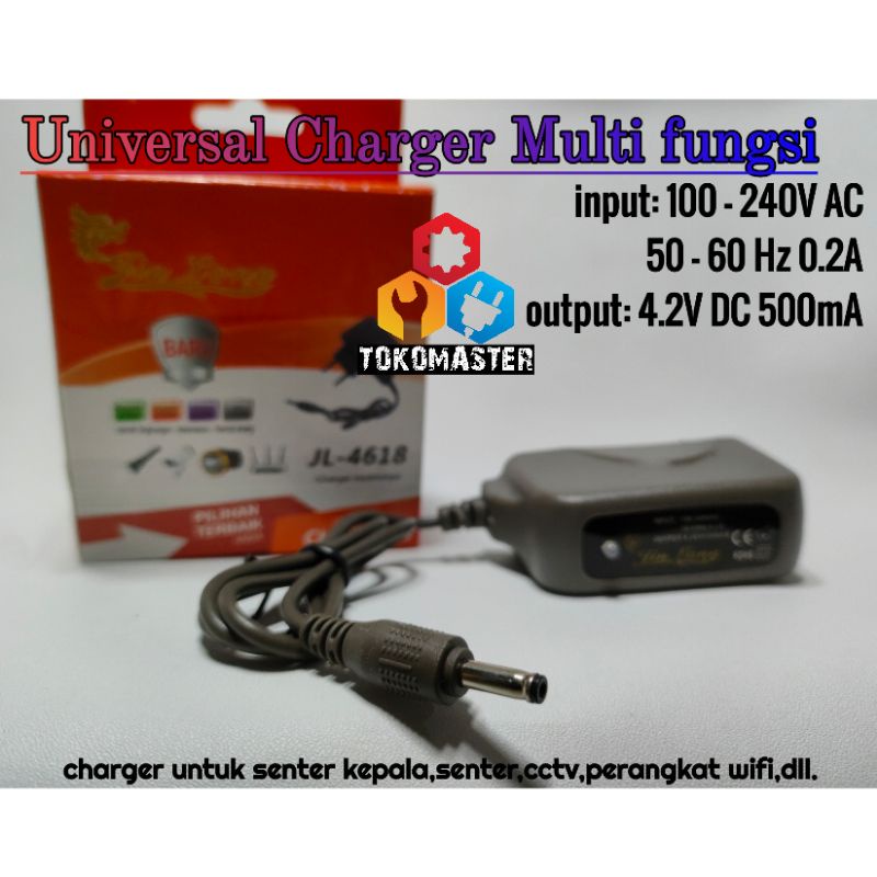 Jual Charger Multi Fungsi Universal Charge Adaptor Cas Aneka Senter ...