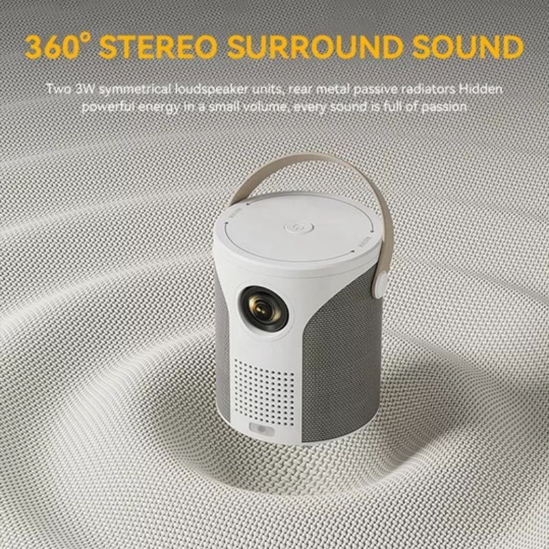 Jual Konka H4 mini portable ultra-clear mini projector home 1080P home ...