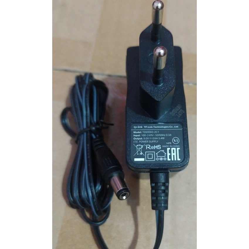 Jual Adaptor Original Merk TP-LINK 9V 0,6A 5,4W T090060-2C1 for Switch ...