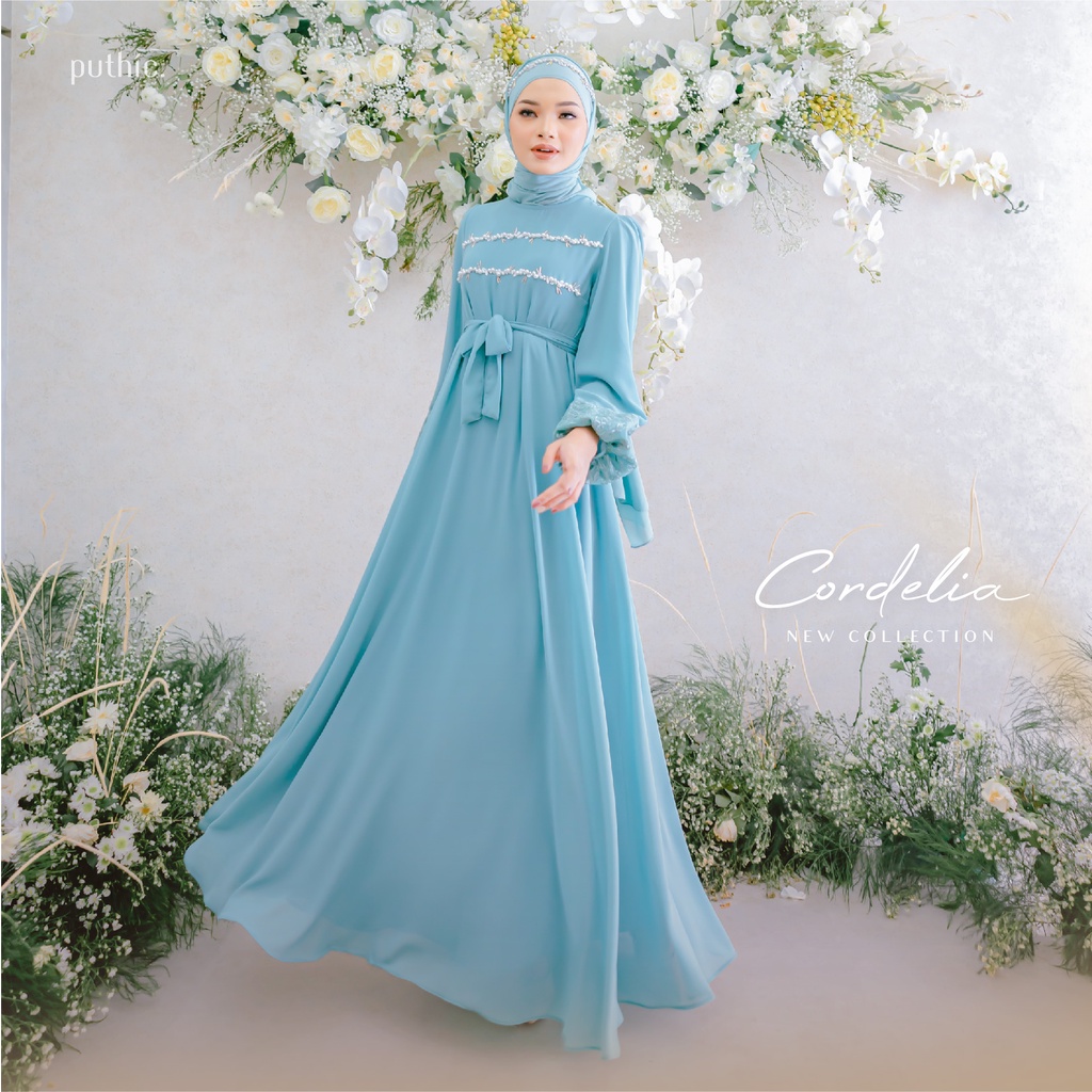 Jual PUTHIC - Cordelia Dress|READY STOCK|GAUN PESTA|GAUN WISUDA GAUN ...