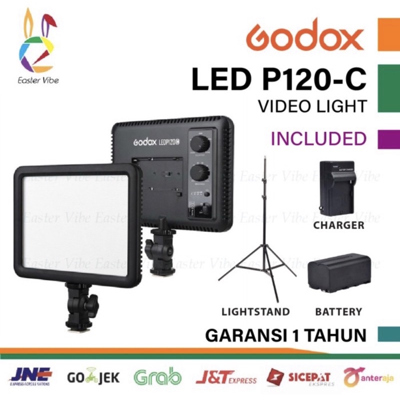 Jual Godox LED P120C PAKET LENGKAP DENGAN STAND Lampu LED Video ...