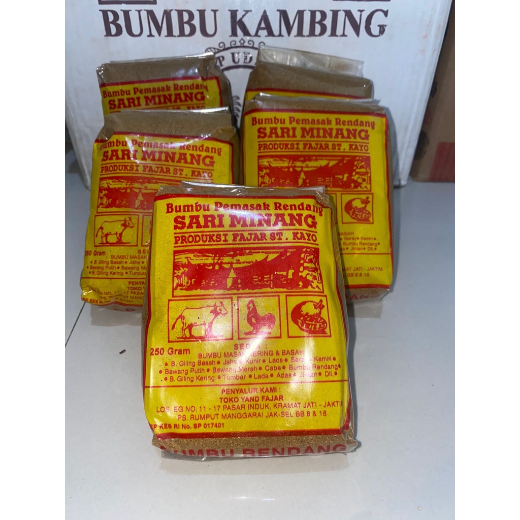 Jual Bumbu Pemasak Sari Minang RENDANG | Shopee Indonesia