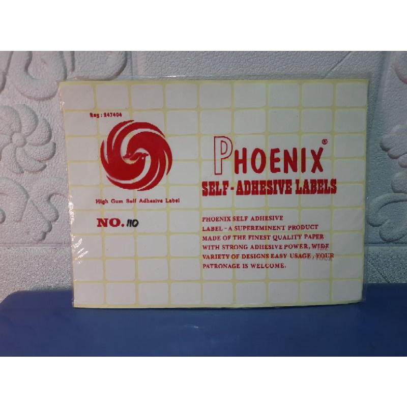Jual Sticker Label / Label Harga Phoenix No 110 (16 x 22 mm) | Shopee ...