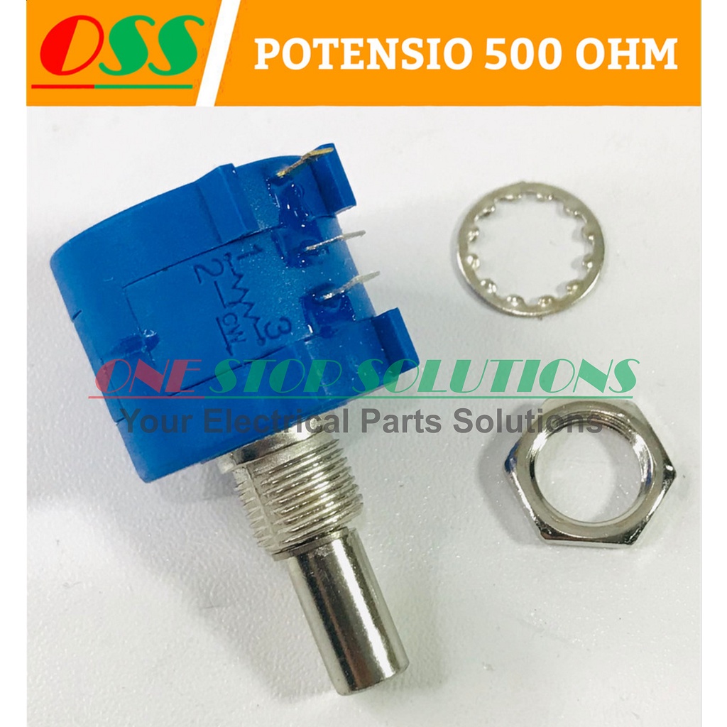 Jual POTENSIO 500 OHM BOURNS MEXICO MULTITURN | Shopee Indonesia