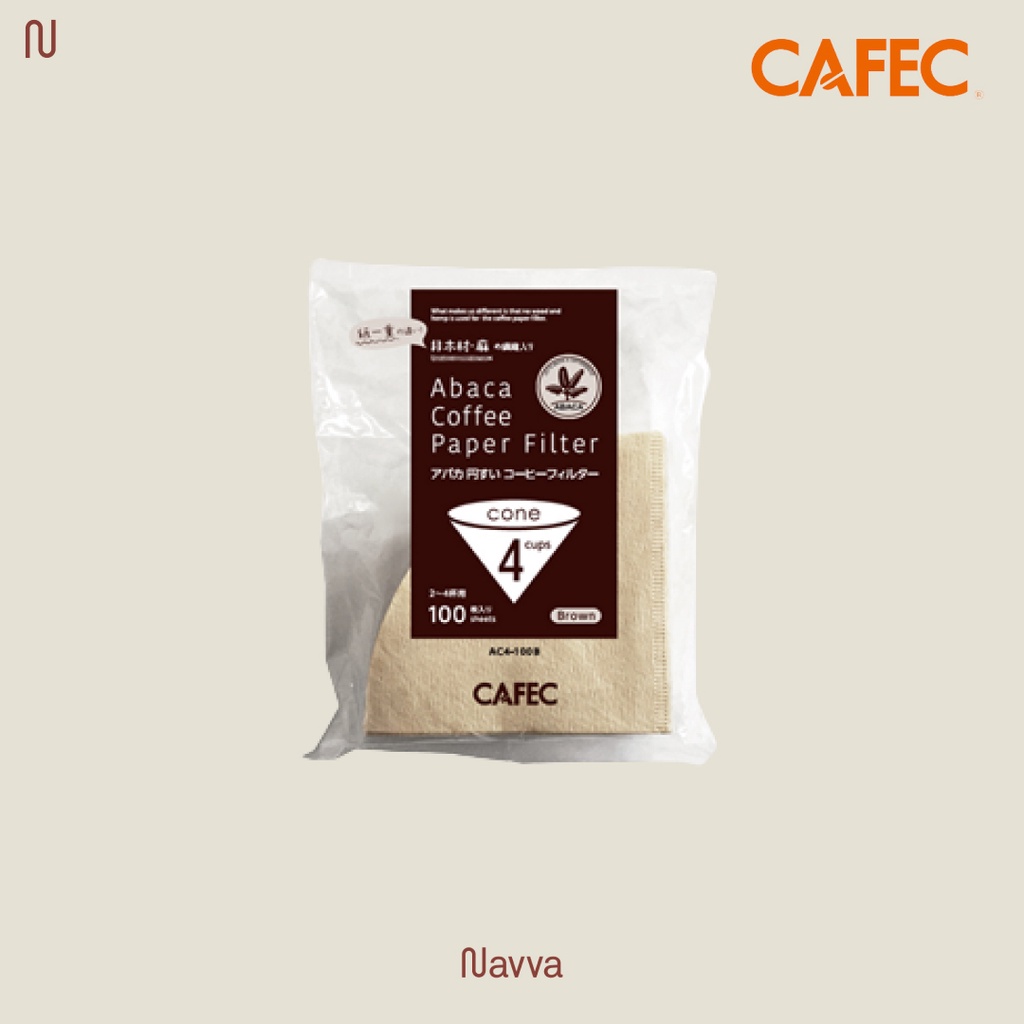 Jual 100 Pcs Cafec Abaca V60 Coffee Paper Filter 02 / Kertas Saringan ...