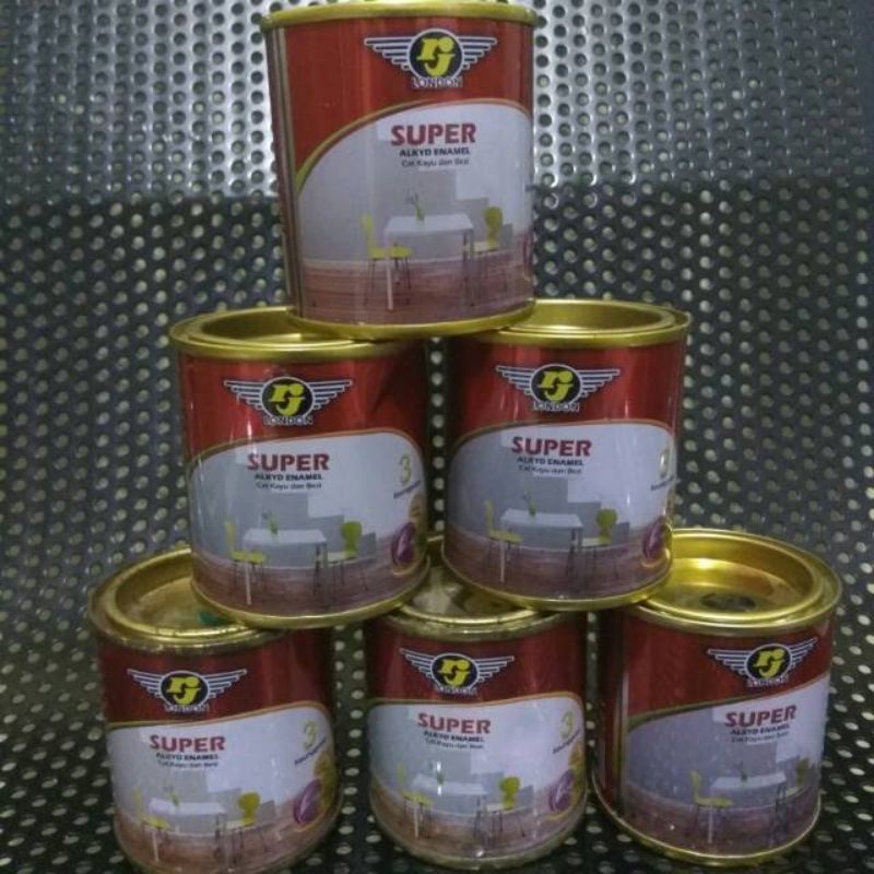 Jual Cat Minyak 800ml RJ LONDON SUPER ALKYD ENAMEL, Cat Besi, Cat Kayu ...