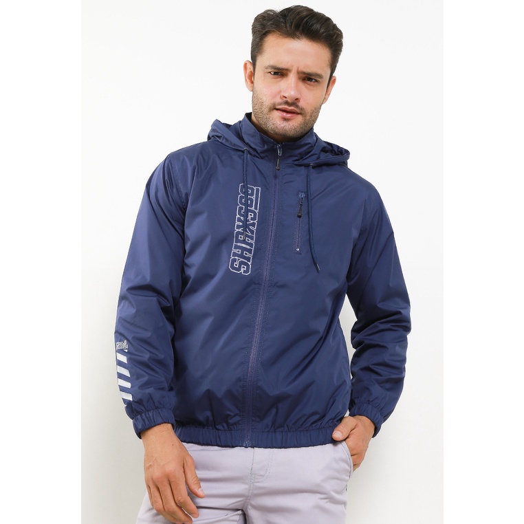 Jual Sharks - Active Outdoor Jacket - Blue [SGG2717292LL] | Shopee ...
