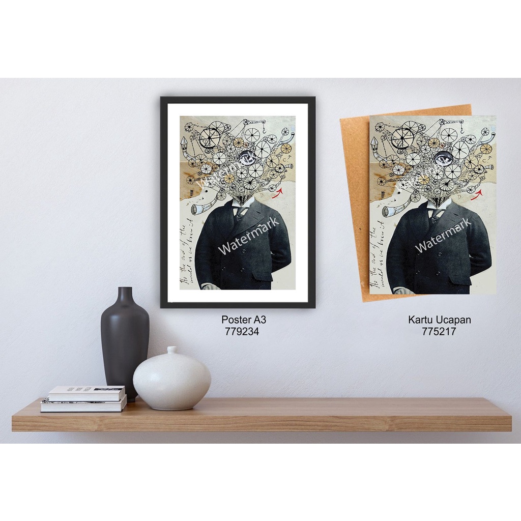 Jual Poster 88 / Poster Bingkai / Kartu Ucapan / Surealism / JV / 1461 ...