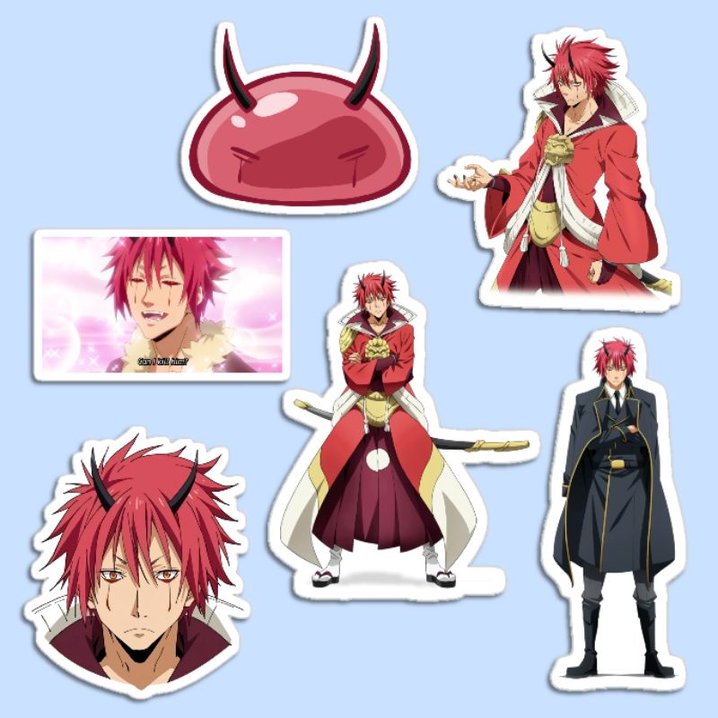 Jual Sticker Anime Tensei Shitara Slime Datta Ken Rimuru tempest Stiker ...