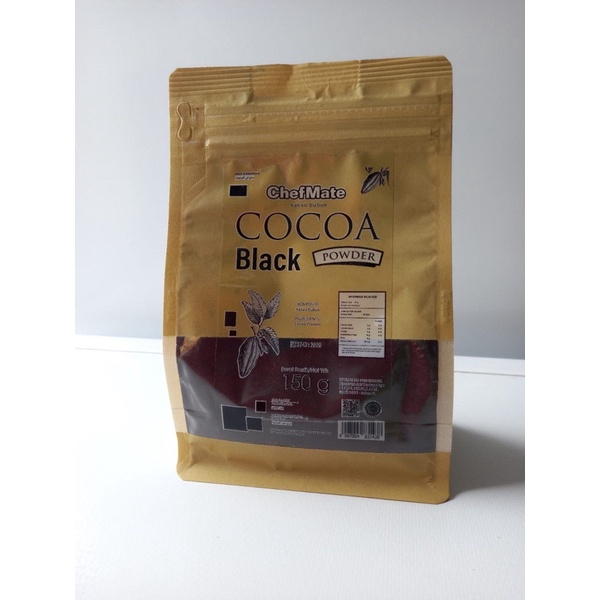 Jual COCOA POWDER BLACK CHEFMATE 150gr | Shopee Indonesia