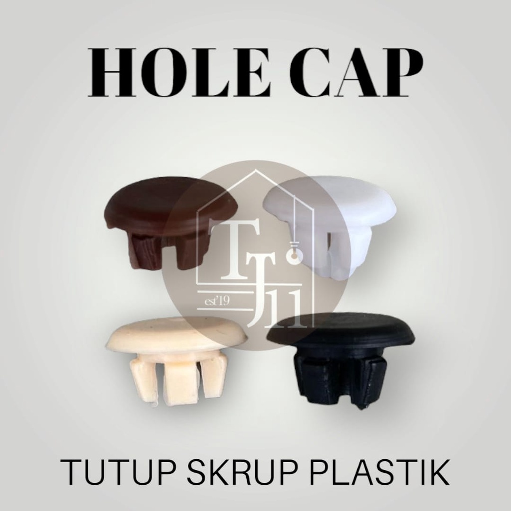 Jual HOLE CAP PLUG / TUTUP SEKRUP PLASTIK LUBANG PINTU KUSEN ALUMINIUM HARGA PER 1 Pcs | Shopee ...
