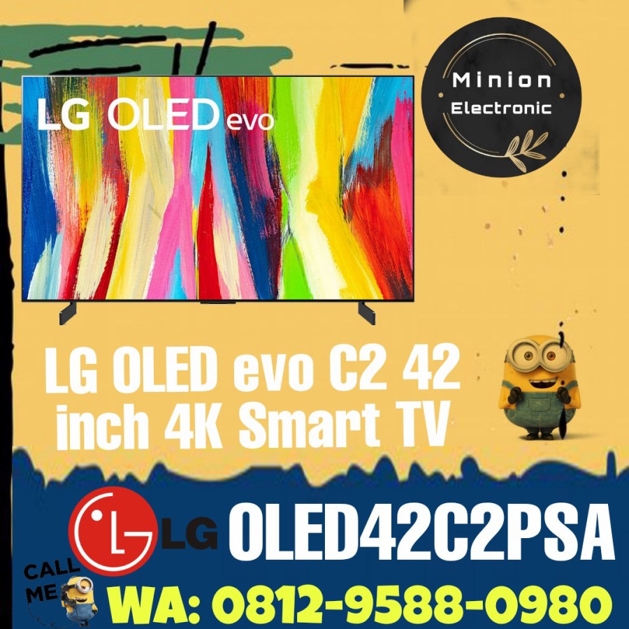 Jual LG 42C2 OLED 42 INCH DOLBY VISION ATMOS 42C2PSA C2 SMART TV UHD 4K | Shopee Indonesia