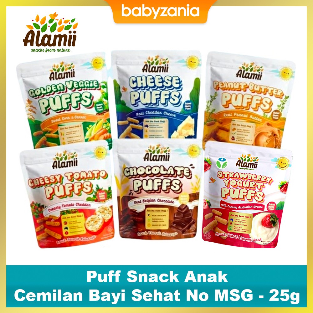 Jual Alamii Puff Snack Anak Cemilan Bayi Sehat No MSG | Shopee Indonesia