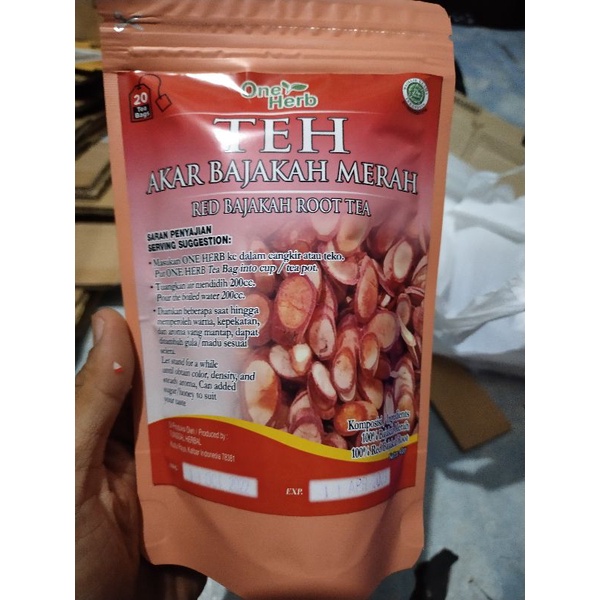 Jual Teh Celup Akar Bajakah - Bajaka 20x3gr | Shopee Indonesia