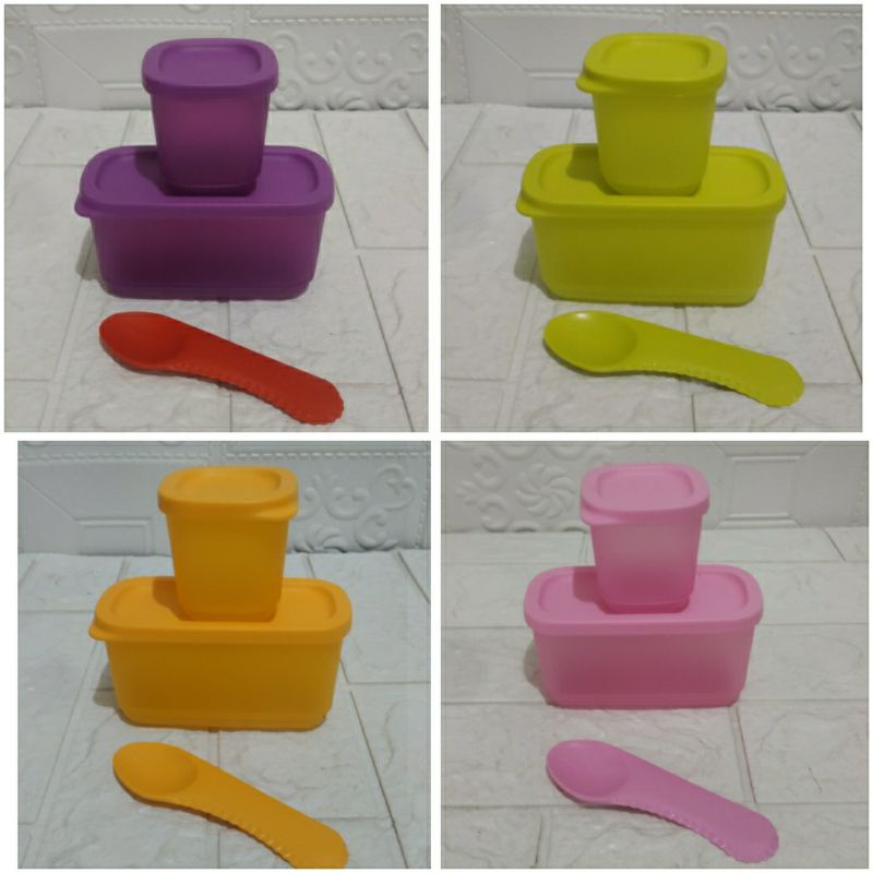 Jual Petit Fiesta Tupperware Promo Oktober (wadah MPASI) | Shopee Indonesia