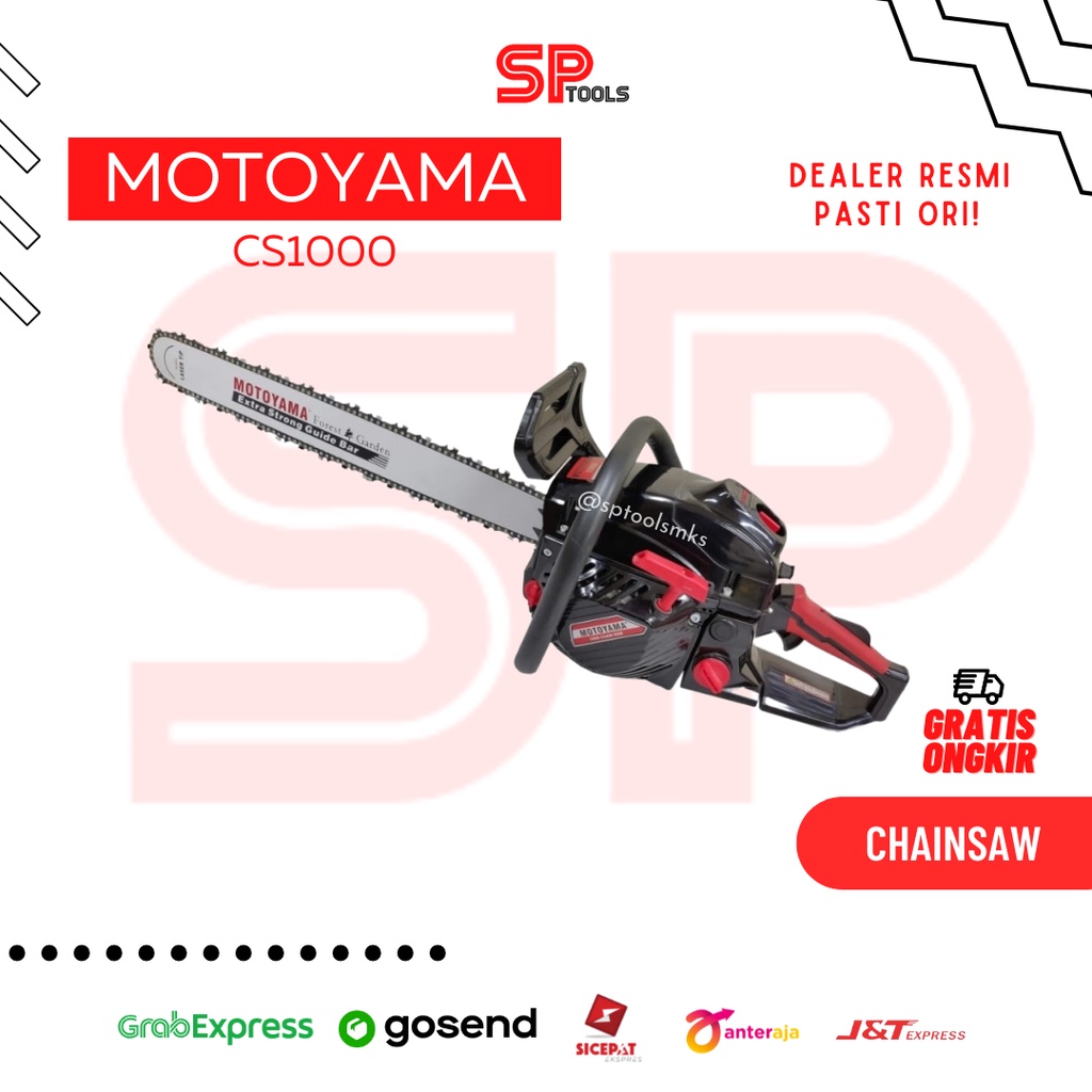 Jual MESIN CHAINSAW CHAIN SAW POTONG KAYU 26" 26 INCH MOTOYAMA CS10000 ...