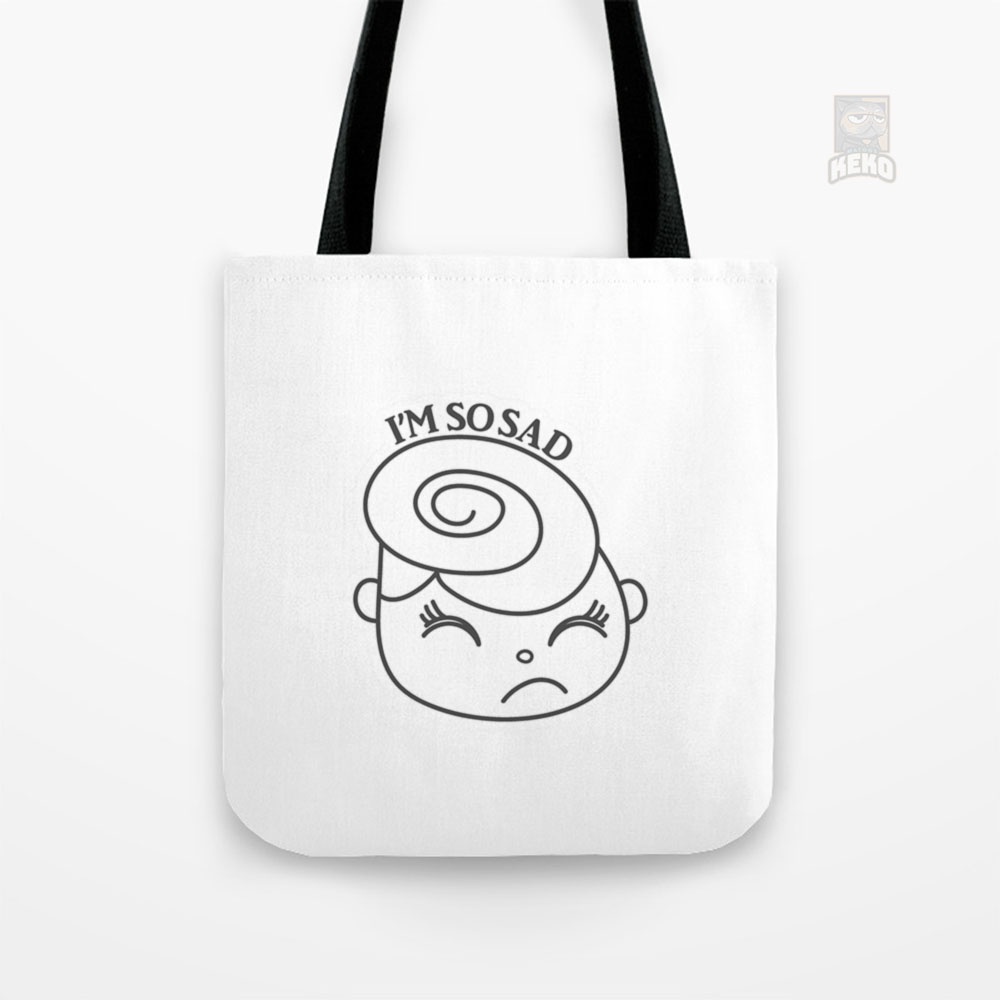 Jual Tote Bag Kanvas Im So Sad Face | Shopee Indonesia