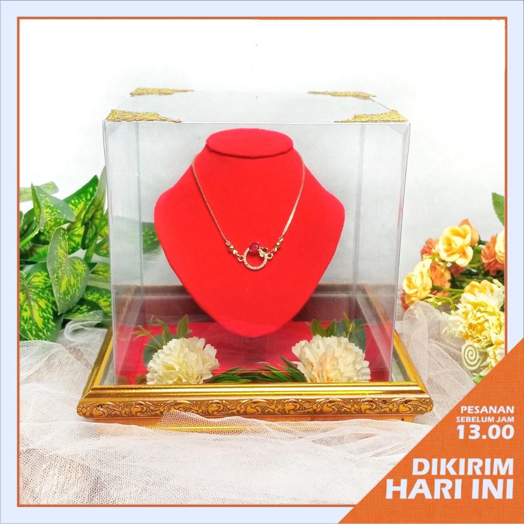 Jual Frame Kotak Perhiasan Kalung untuk Mahar Seserahan, Lamaran dan ...