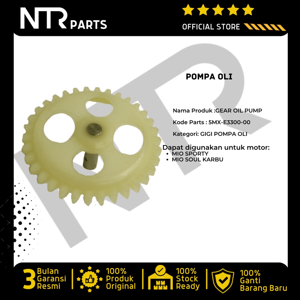 Jual Gear Gigi pompa oli mio soul mio smile mio karbu | Shopee Indonesia