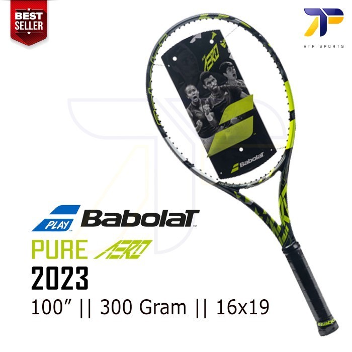 Jual Raket Tenis Tennis Racket Babolat Pure Aero 2023 100 300G Original ...