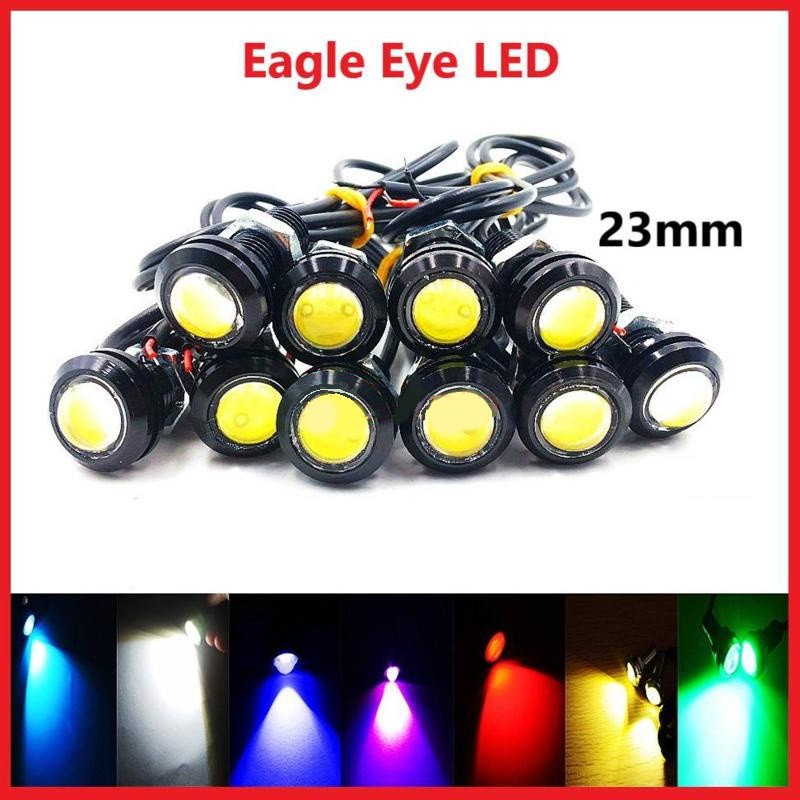 Jual Lampu LED Eagle Eyes COB 12V 23mm / Lampu Mata Elang DRL LED Universal | Shopee Indonesia