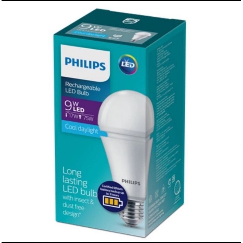 Jual Balon emergency / rechargeable 9w philips | Shopee Indonesia