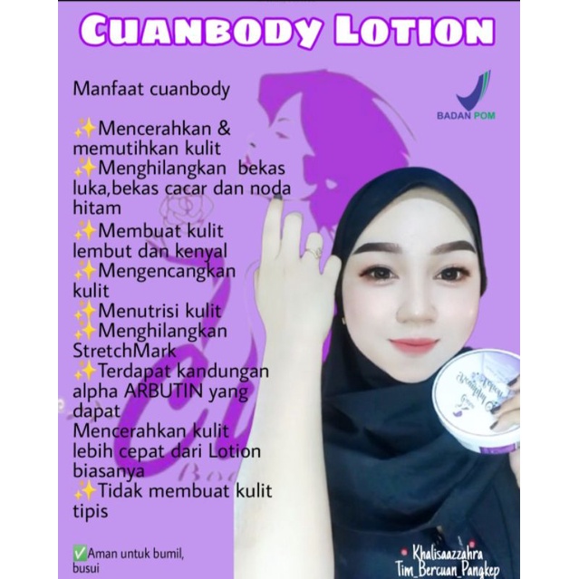 Jual Cuanbody Extra collagen hanbody pemutih whitening BPOM | Shopee ...