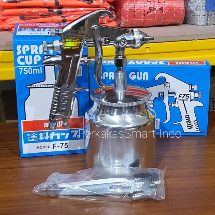 Jual Spray Spray Gun F75 Meiji Tabung Bawah/Semprotan Cat F-75/Spit ...