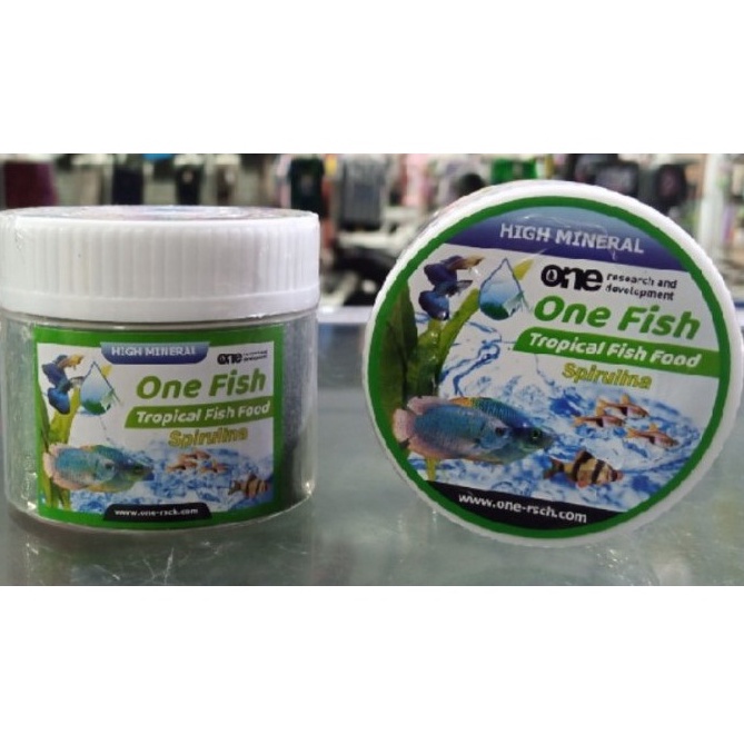 Jual ONEFISH GREEN PAKAN IKAN TENGGELAM SPIRULINA PAKAN IKAN KECIL ...
